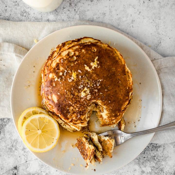 Lemon Pancakes - Every Little Crumb Every Little Crumb