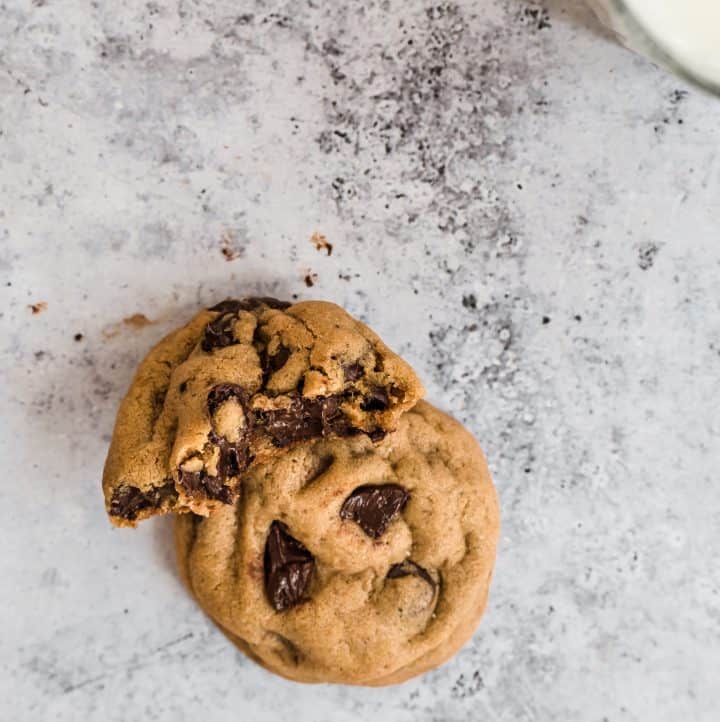 No Fuss Chocolate Chip Cookies - Every Little Crumb