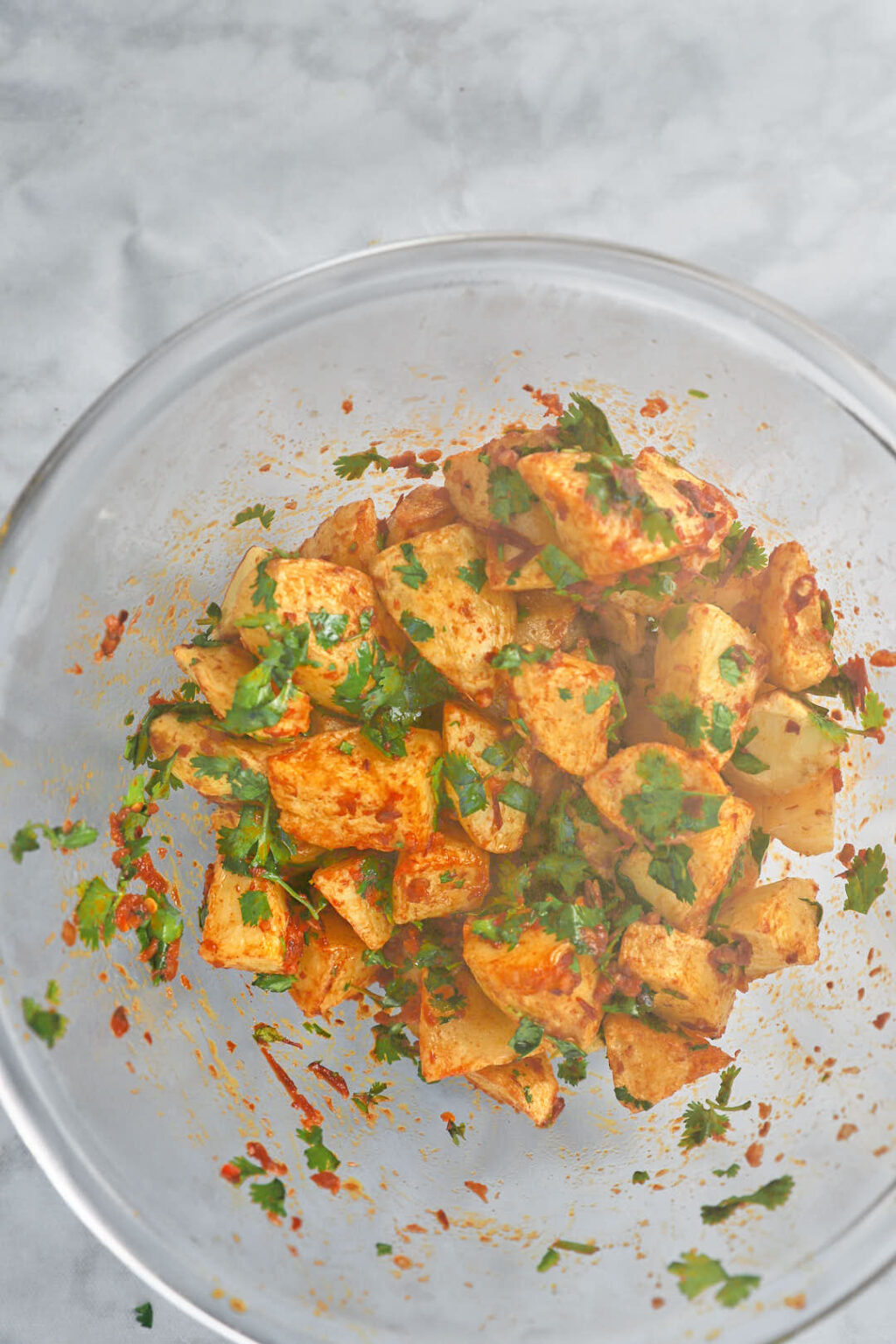 Air Fryer Batata Harra - Every Little Crumb