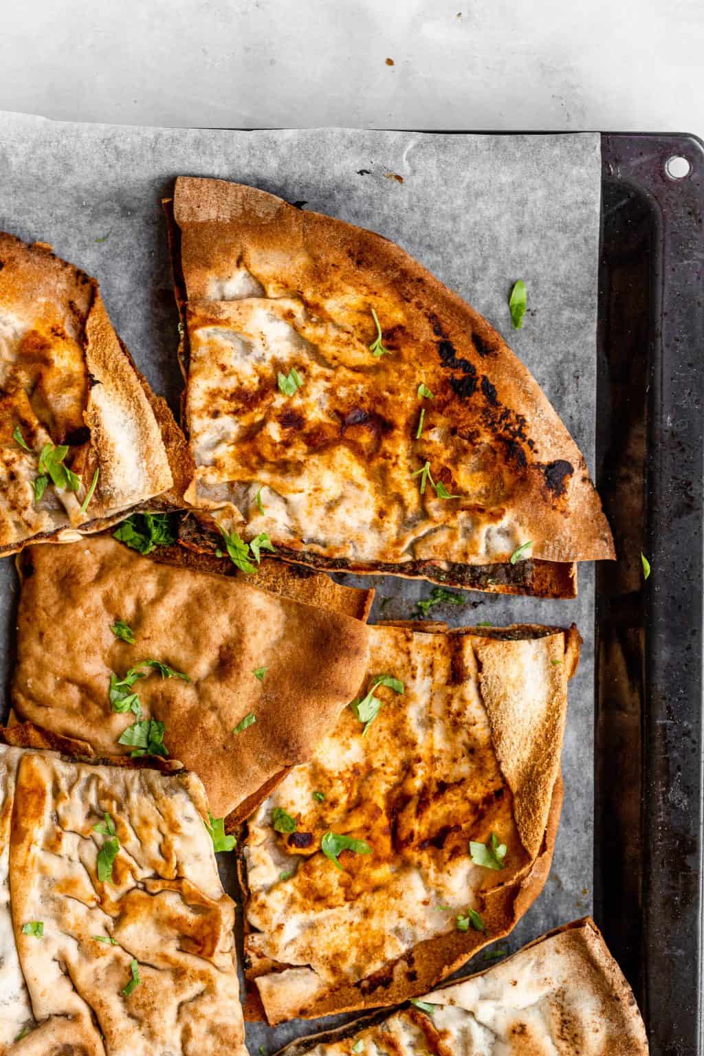 Arayes - Every Little Crumb Lebanese meat stuffed pitas- Every Little Crumb