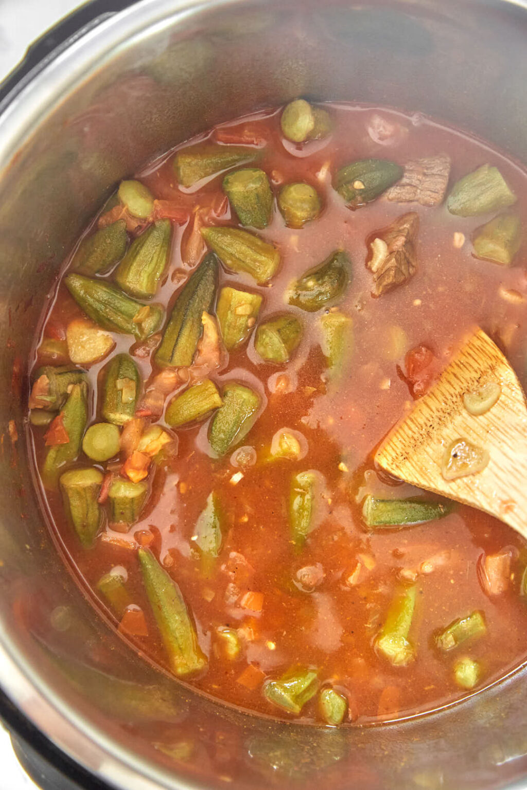 Bamia بامية - Middle Eastern Okra and Meat Stew - Every Little Crumb