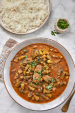 Bamia بامية - Middle Eastern Okra and Meat Stew - Every Little Crumb