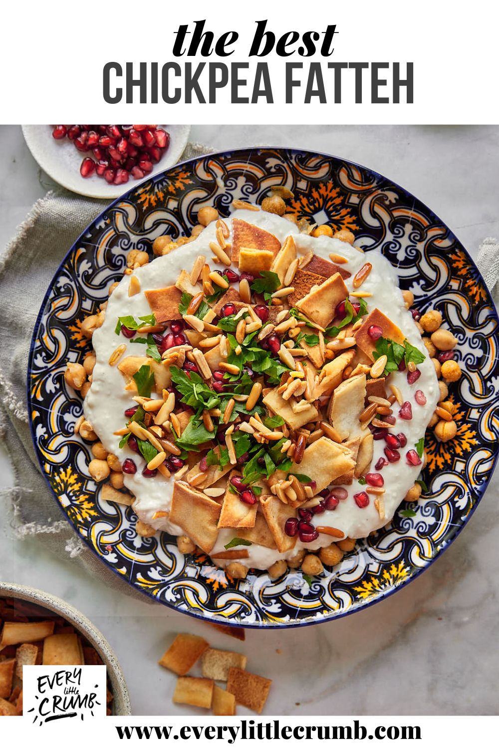 Fattet Hummus- Chickpea Fatteh - Every Little Crumb