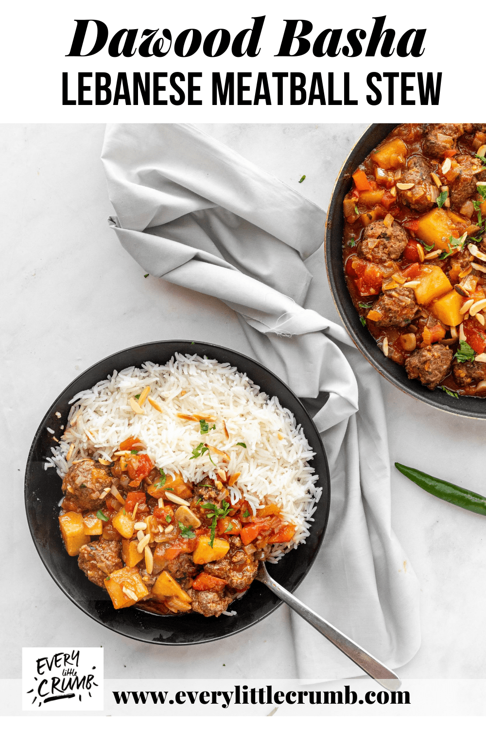 Dawood Basha - Every Little Crumb Lebanese meatball stew- Every Little ...