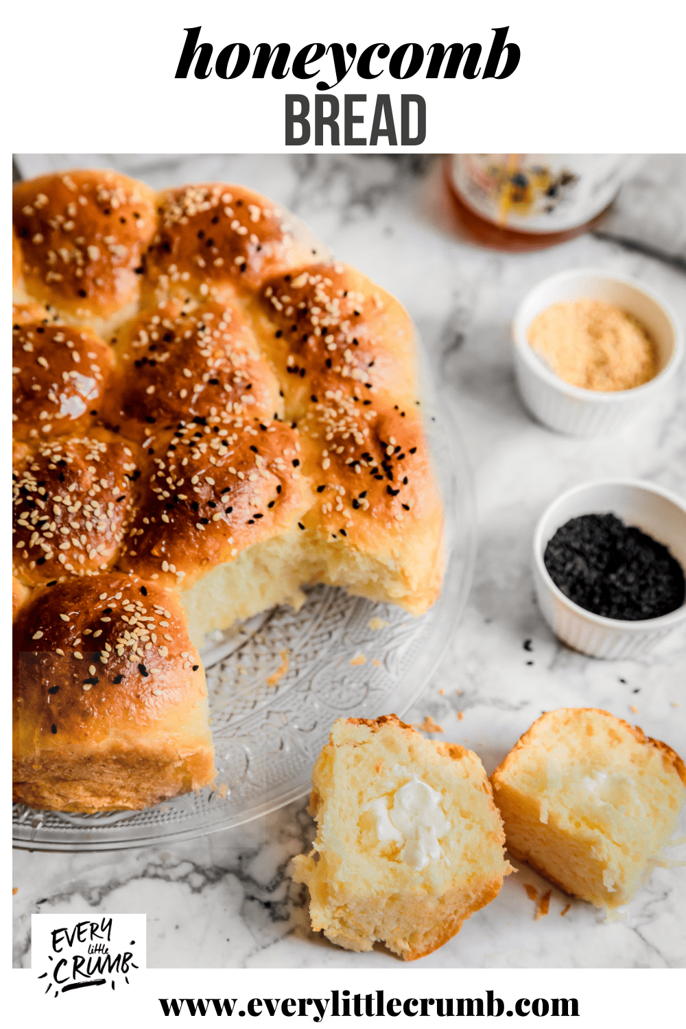 Honeycomb Bread - Every Little Crumb Beehive bread or Khaliat Nahal ...