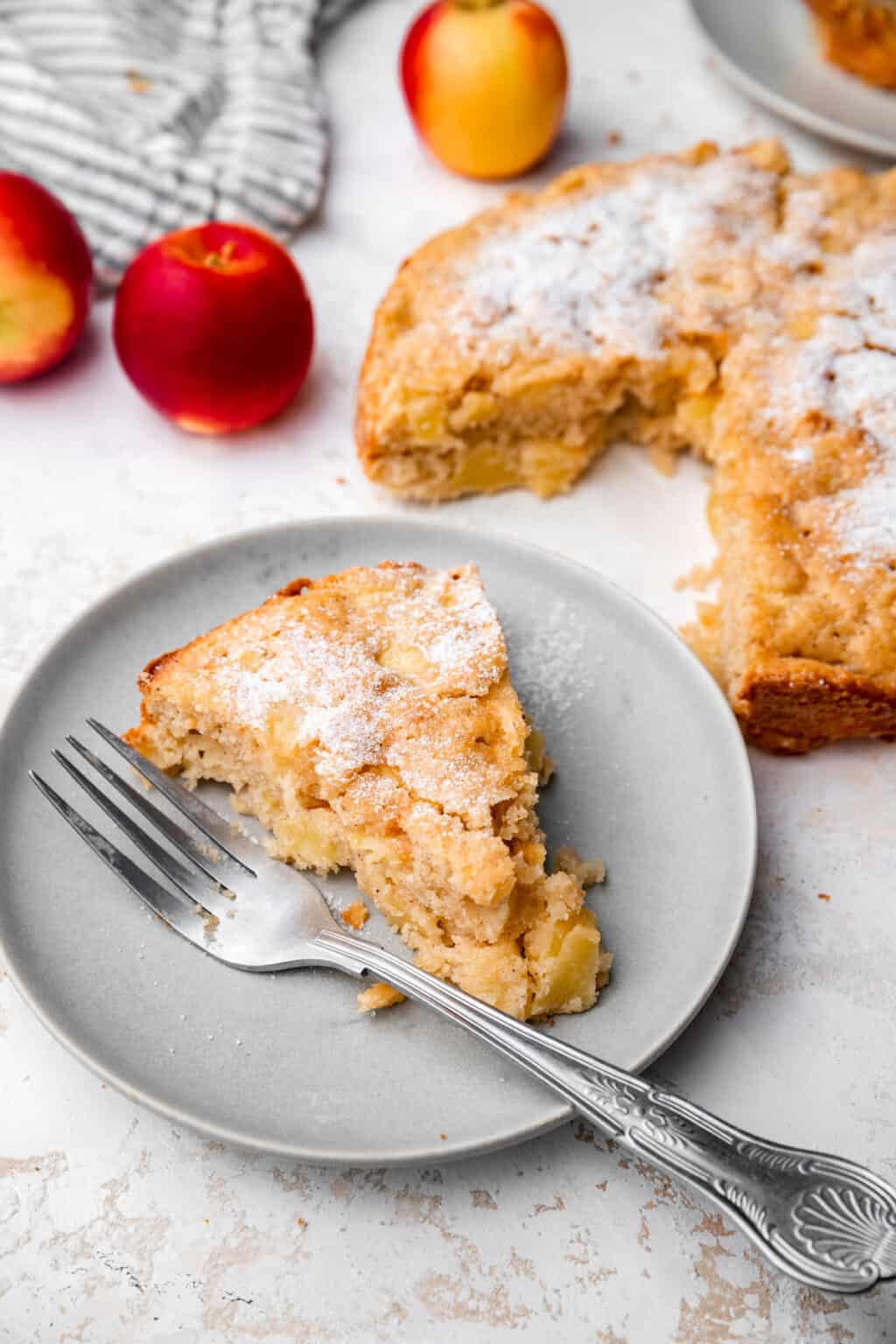 Italian Apple Cake - Every Little Crumb Torta di Mele- Every Little Crumb