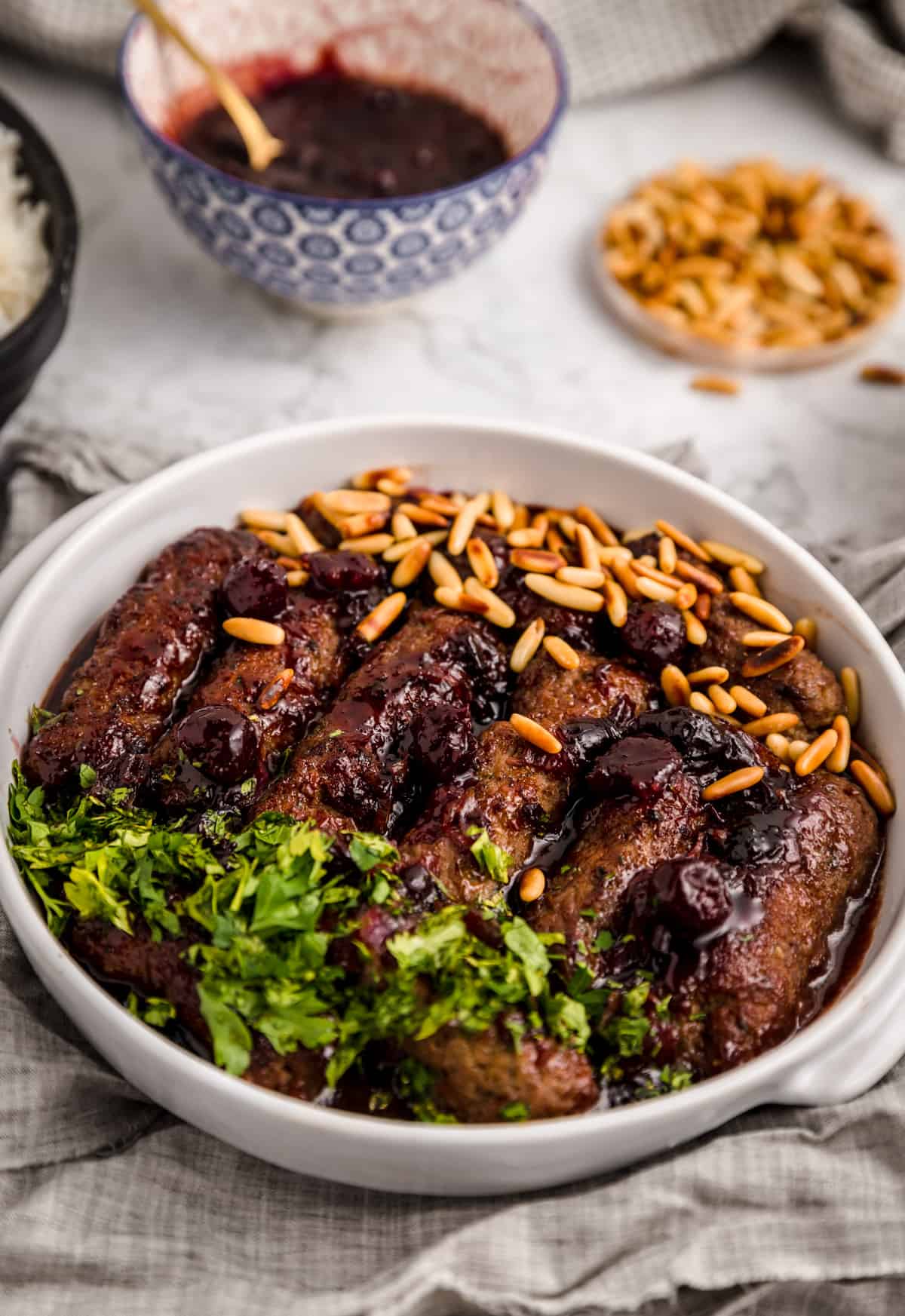 Kebab Karaz - Every Little Crumb easy Cherry kebab- Every Little Crumb