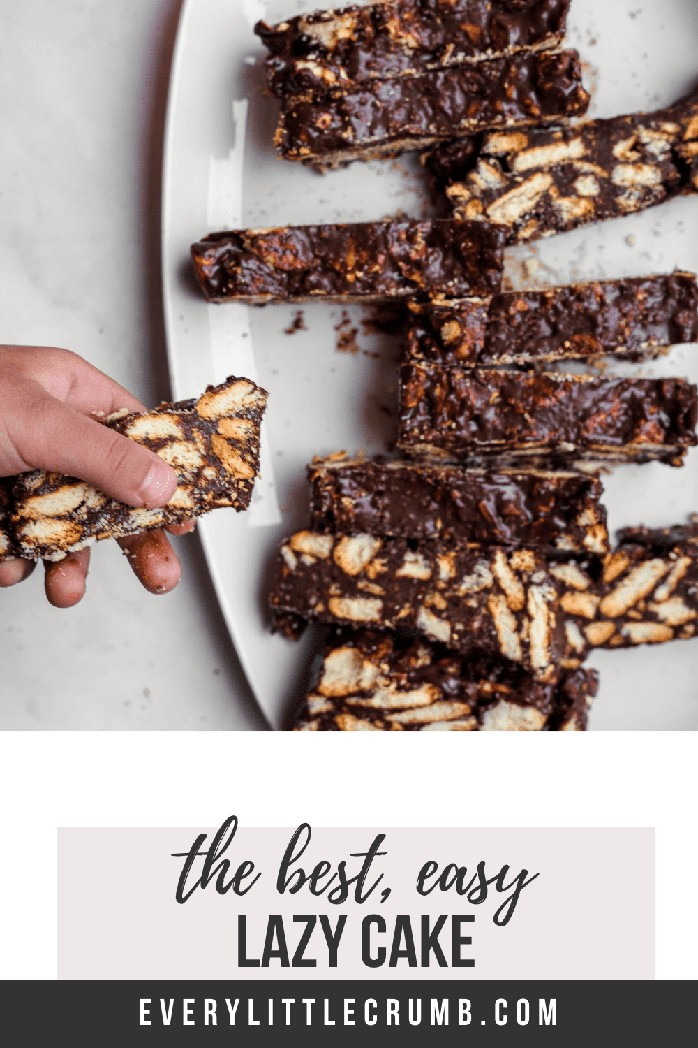 Lazy Cake - Every Little Crumb Chocolate Biscuit Cake- Every Little Crumb