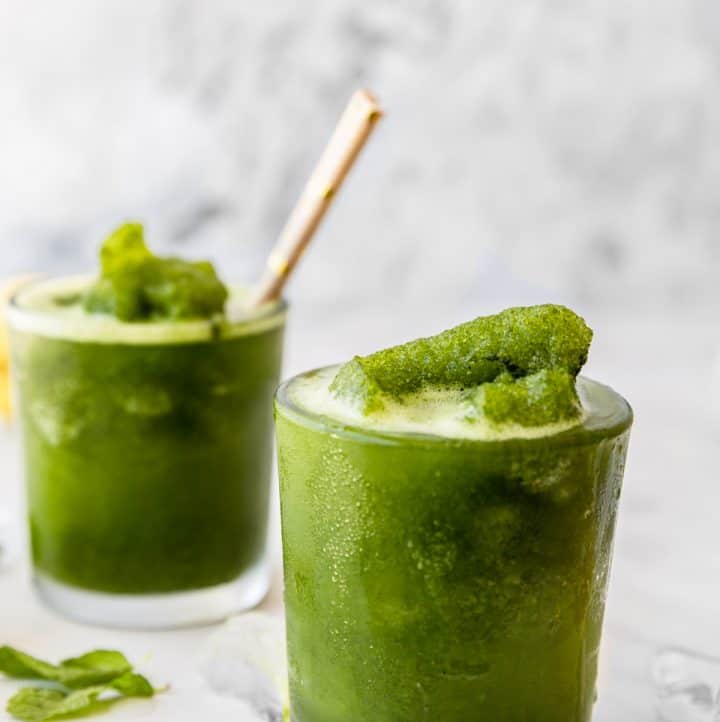 Lebanese Lemonade- Frozen mint lemonade- Every Little Crumb