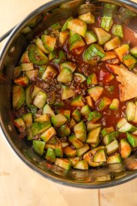 Lebanese Squash - Every Little Crumb koosa stew- Every Little Crumb