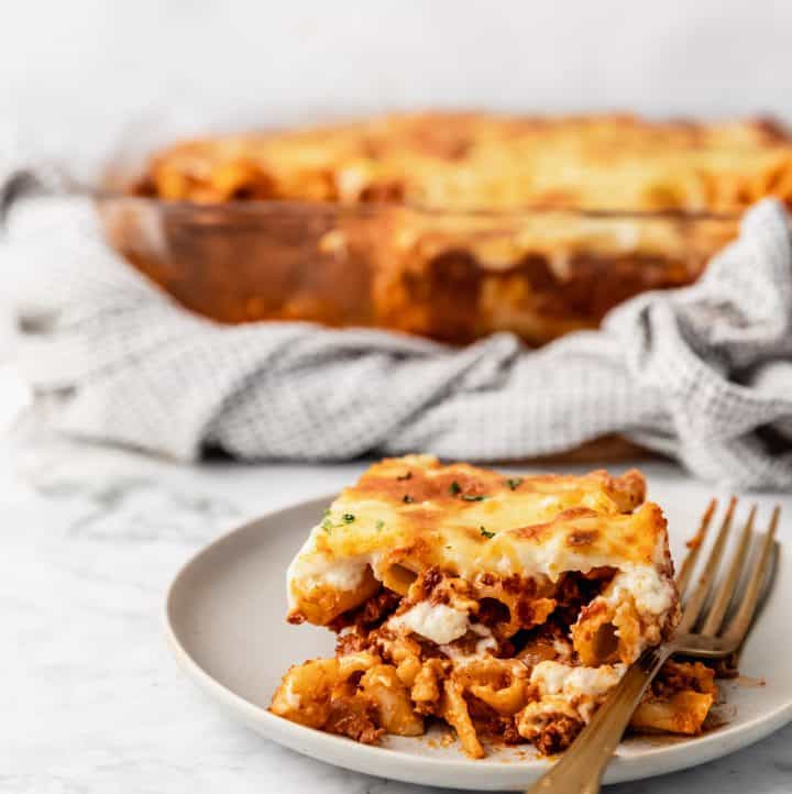 Macarona Bechamel-Bechamel Pasta Bake - Every Little Crumb Bechamel ...