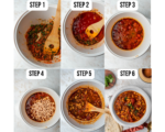 Moroccan Stewed White Beans- Loubia - Every Little Crumb