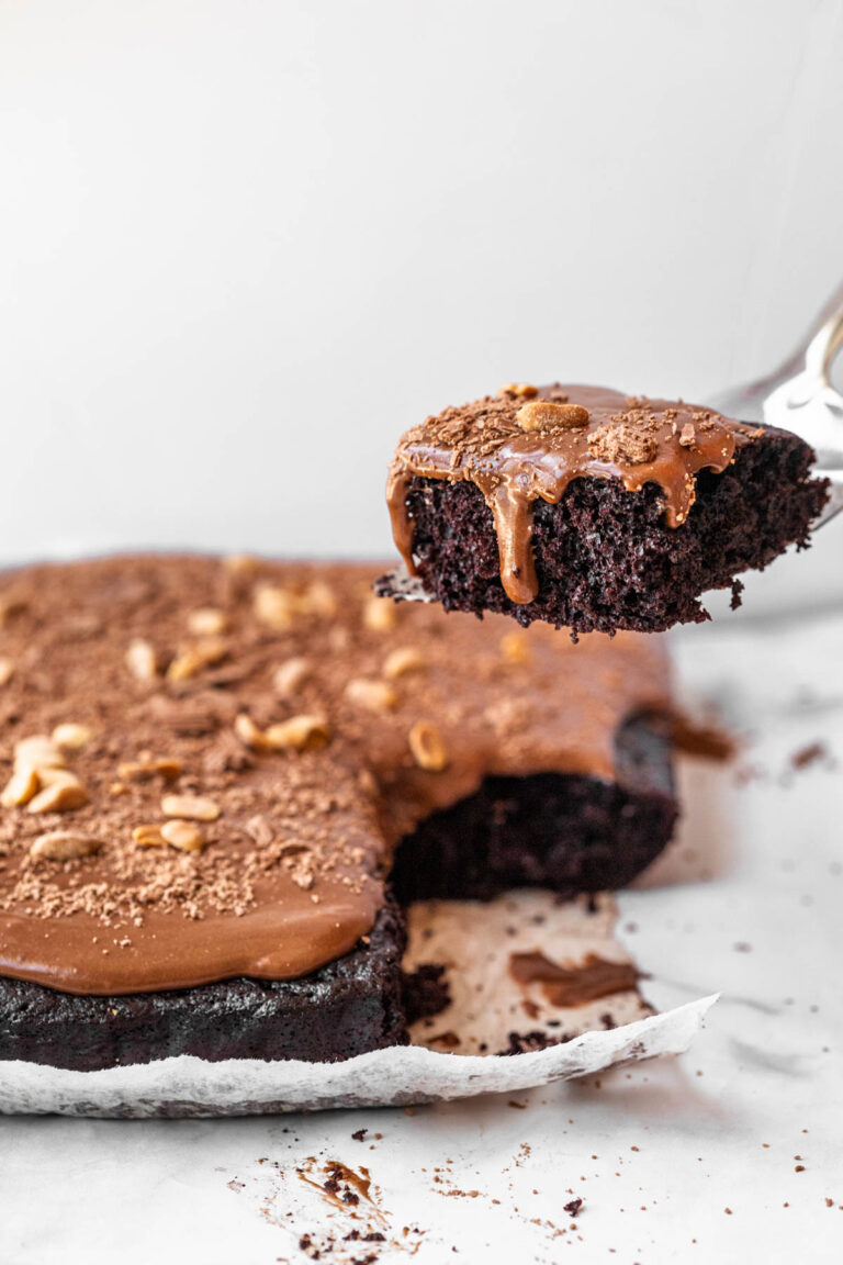 One Layer Chocolate Cake - Every Little Crumb (Caramel Chocolate Cake)