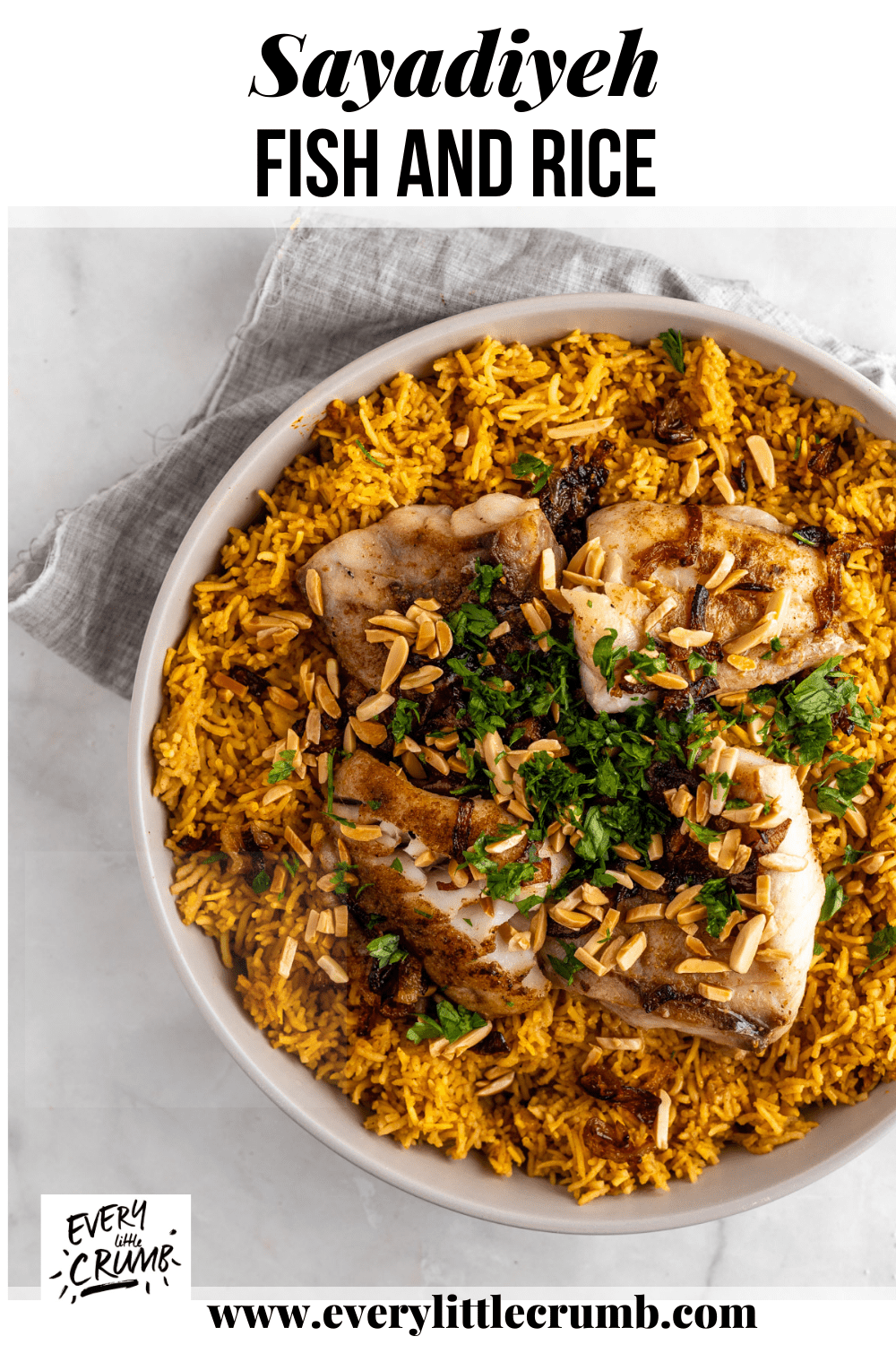 Sayadieh - Every Little Crumb Lebanese fish and rice- Every Little Crumb