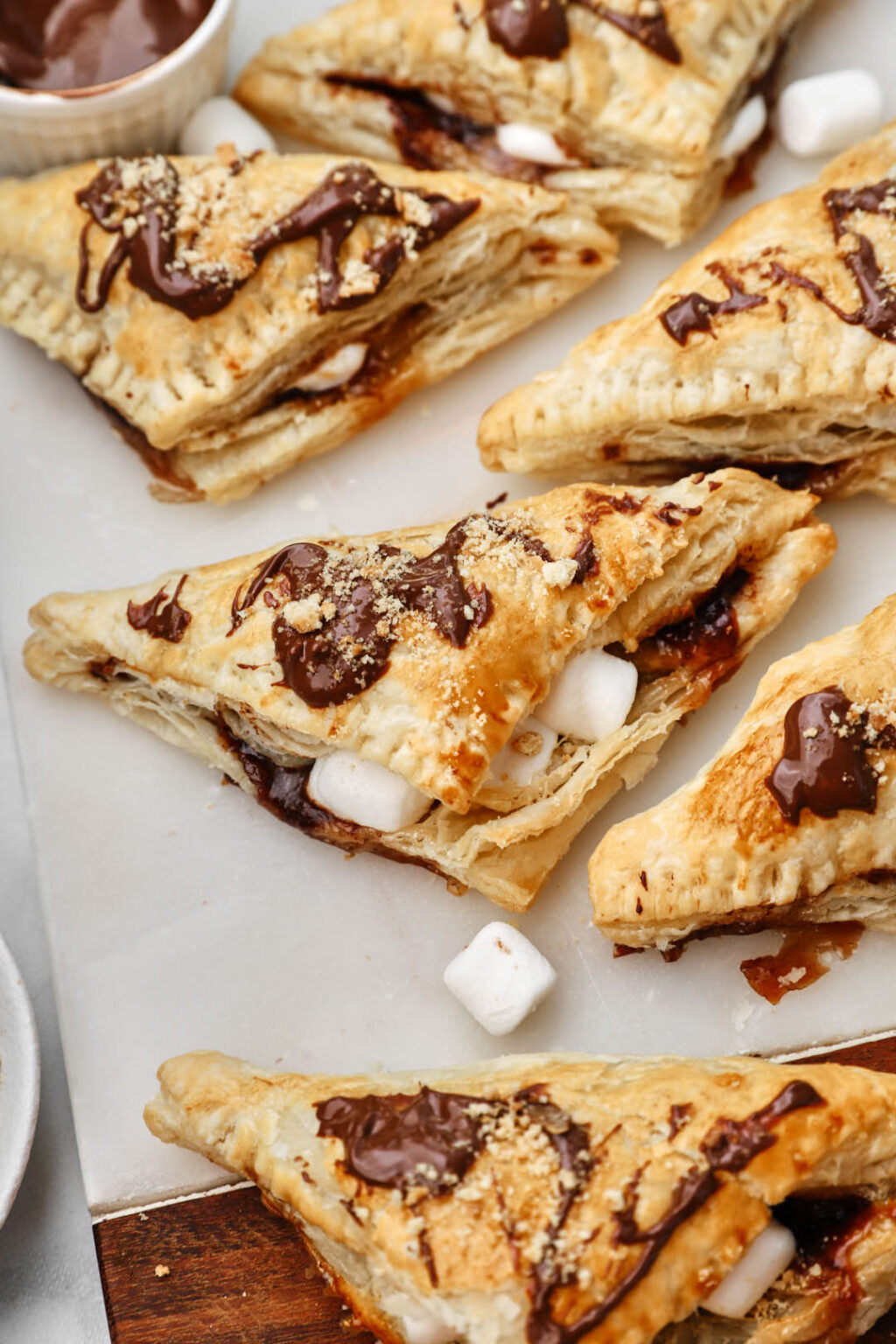 Nutella Marshmallow Turnovers - Every Little Crumb