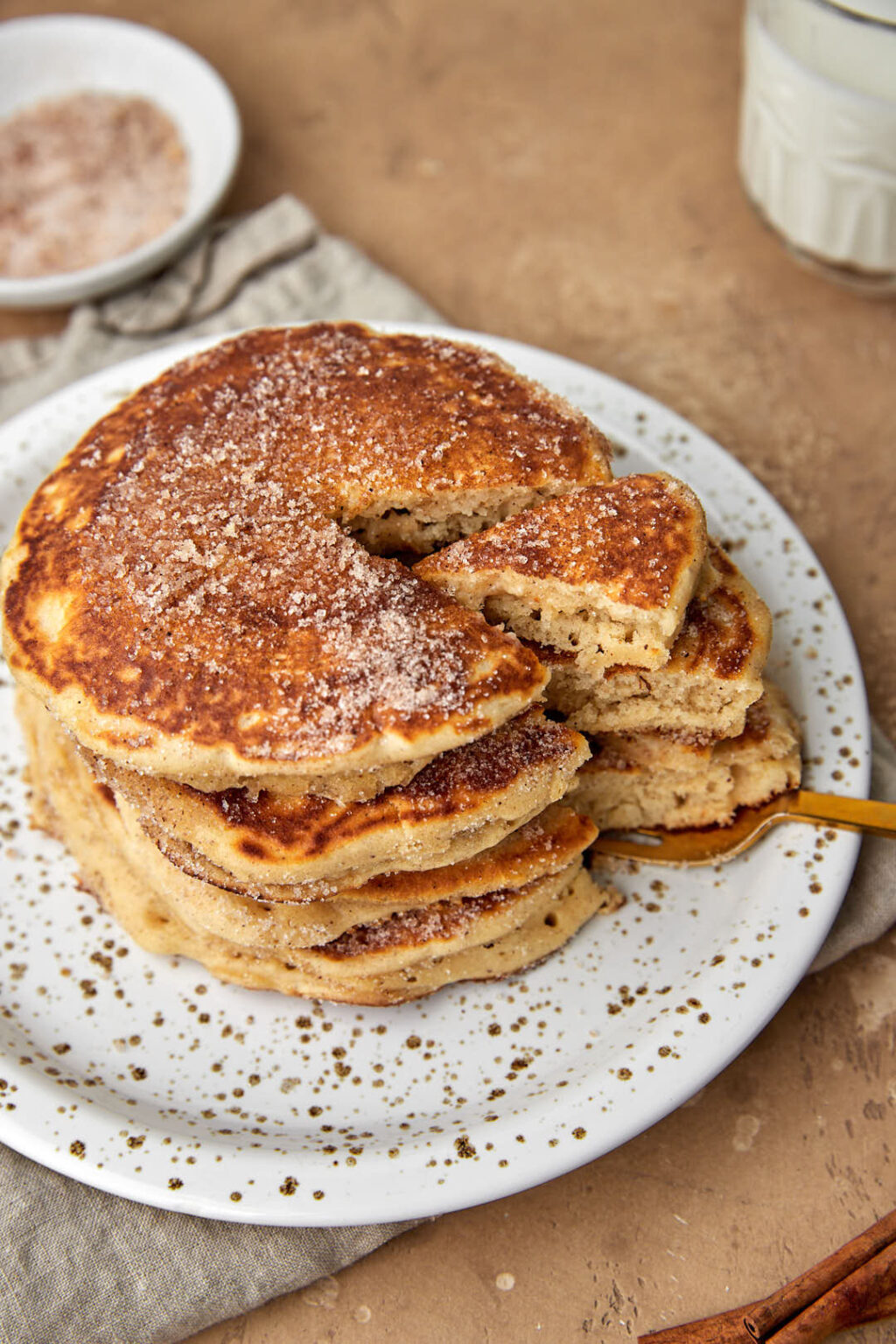 Snickerdoodle Pancakes - Every Little Crumb