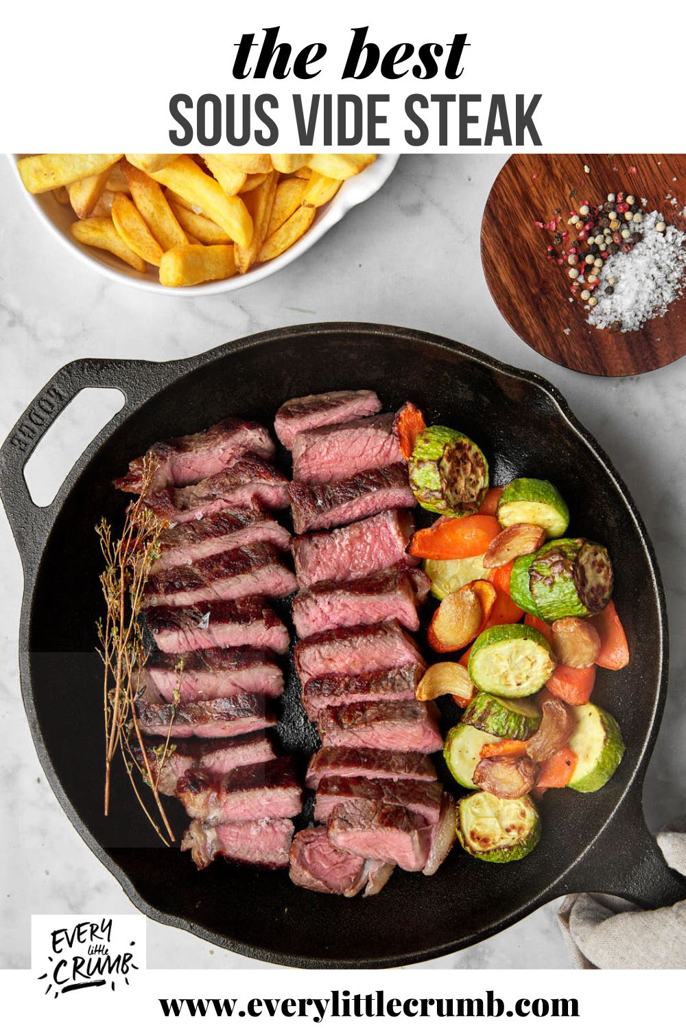 Sous Vide Sirloin Steak - Every Little Crumb