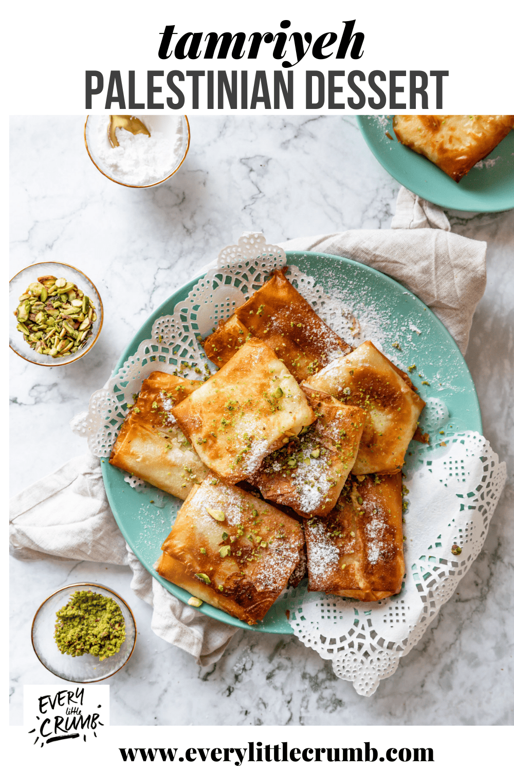 Tamriyeh - Every Little Crumb delicious Palestinian dessert- Every ...