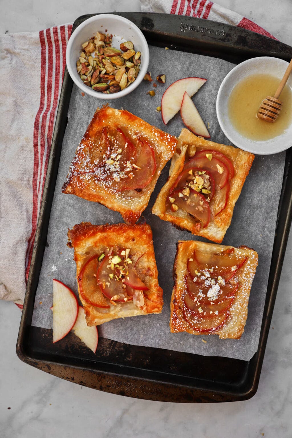 Apple Puff Pastry Squares - Every Little Crumb